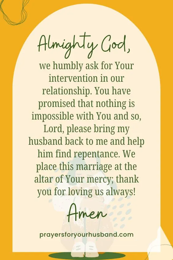 How Do I Pray For My Husband Who Left Me?
