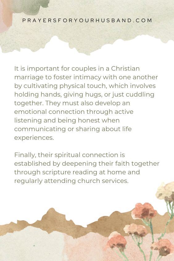 7 Ways To Build Intimacy In Your Christian Marriage