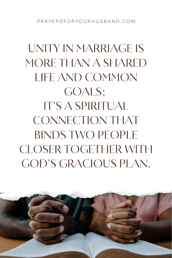 Embracing Oneness: Unity In Marriage