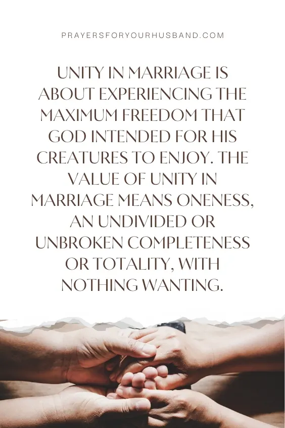 Embracing Oneness: Unity In Marriage