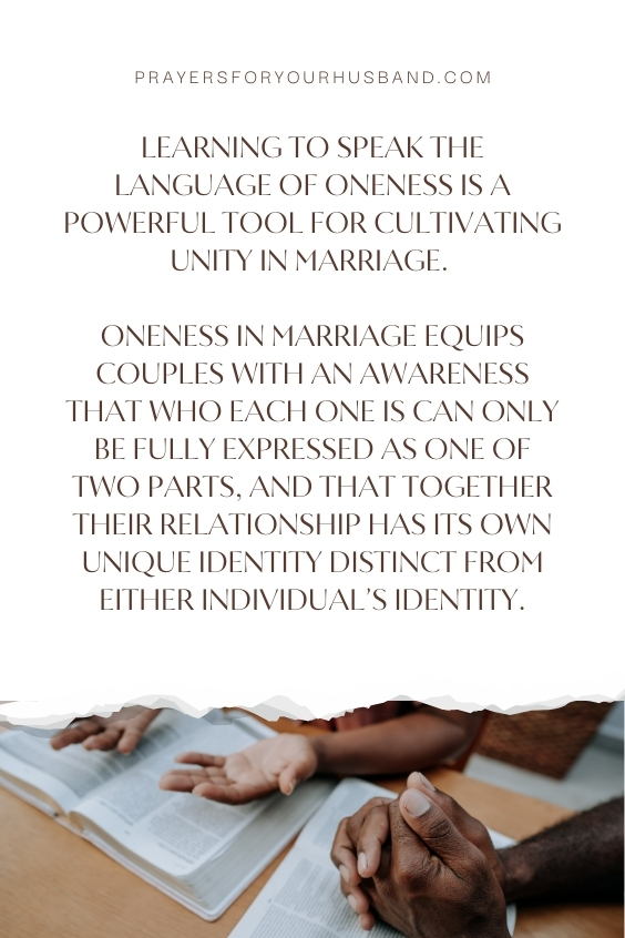 Embracing Oneness: Unity In Marriage