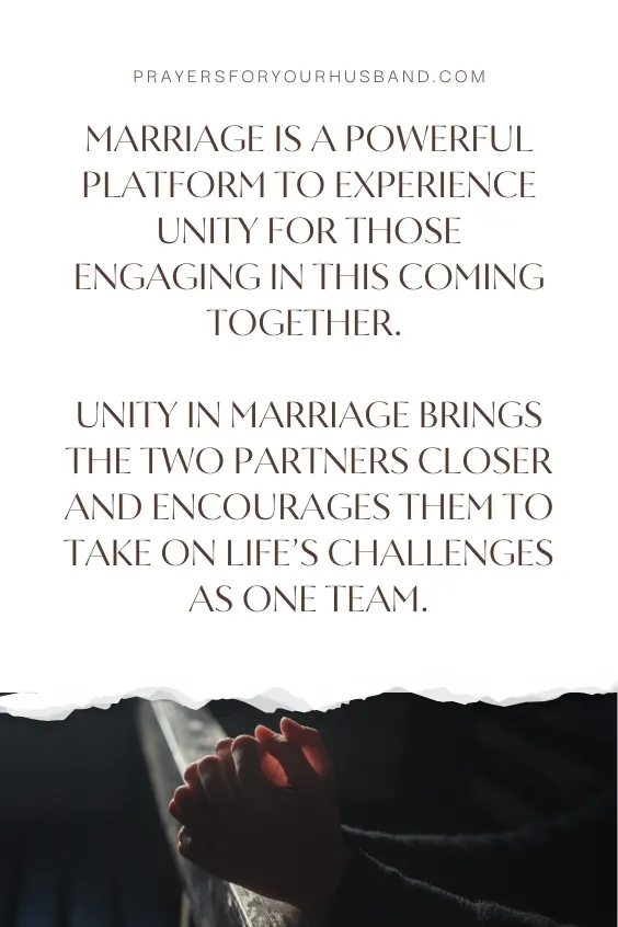 Embracing Oneness: Unity In Marriage